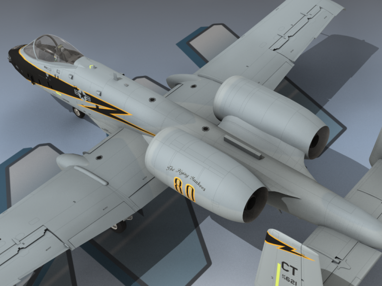 A-10A Thunderbolt II (CT ANG) - Ironworx3D