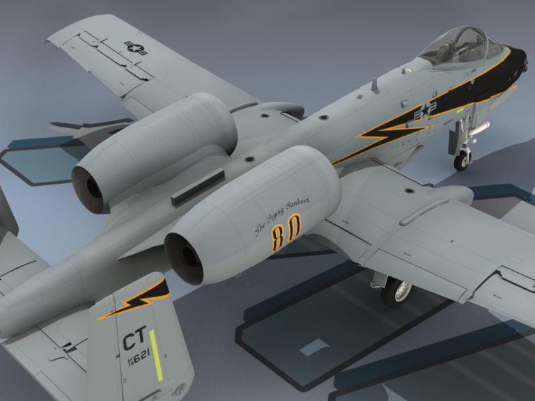 A-10A Thunderbolt II (CT ANG) - Ironworx3D