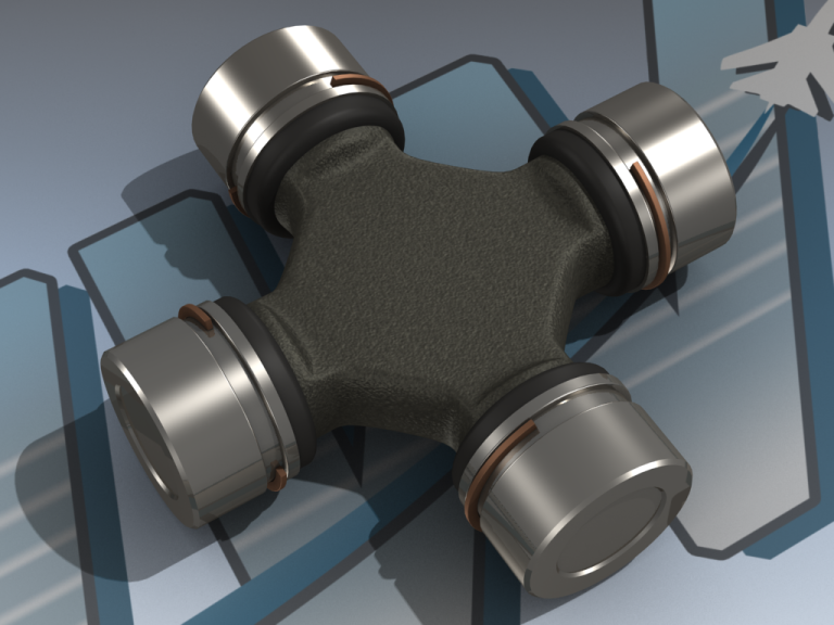 Universal Joint 3d model - Ironworx3D